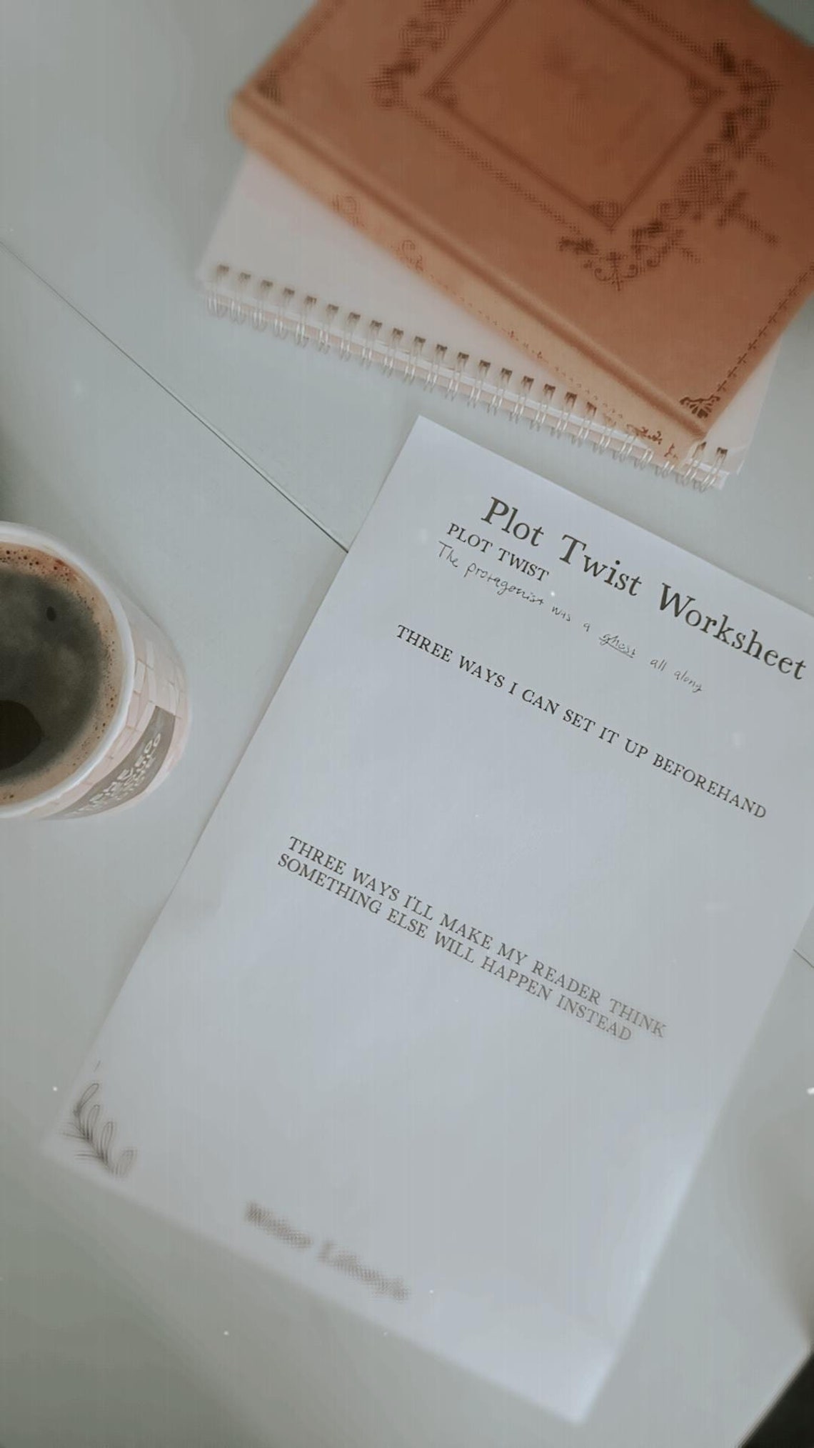 Printable and Digital Plot Twist Worksheet, Plot Planning and Story ...