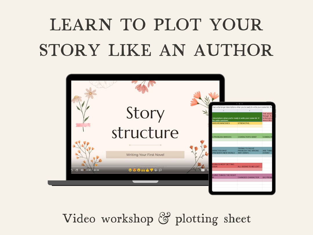 Story Structure Workshop and Digital Story Planner, Writing a Novel ...