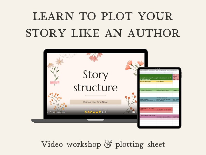 Story Structure Workshop and Digital Story Planner, Writing a Novel ...