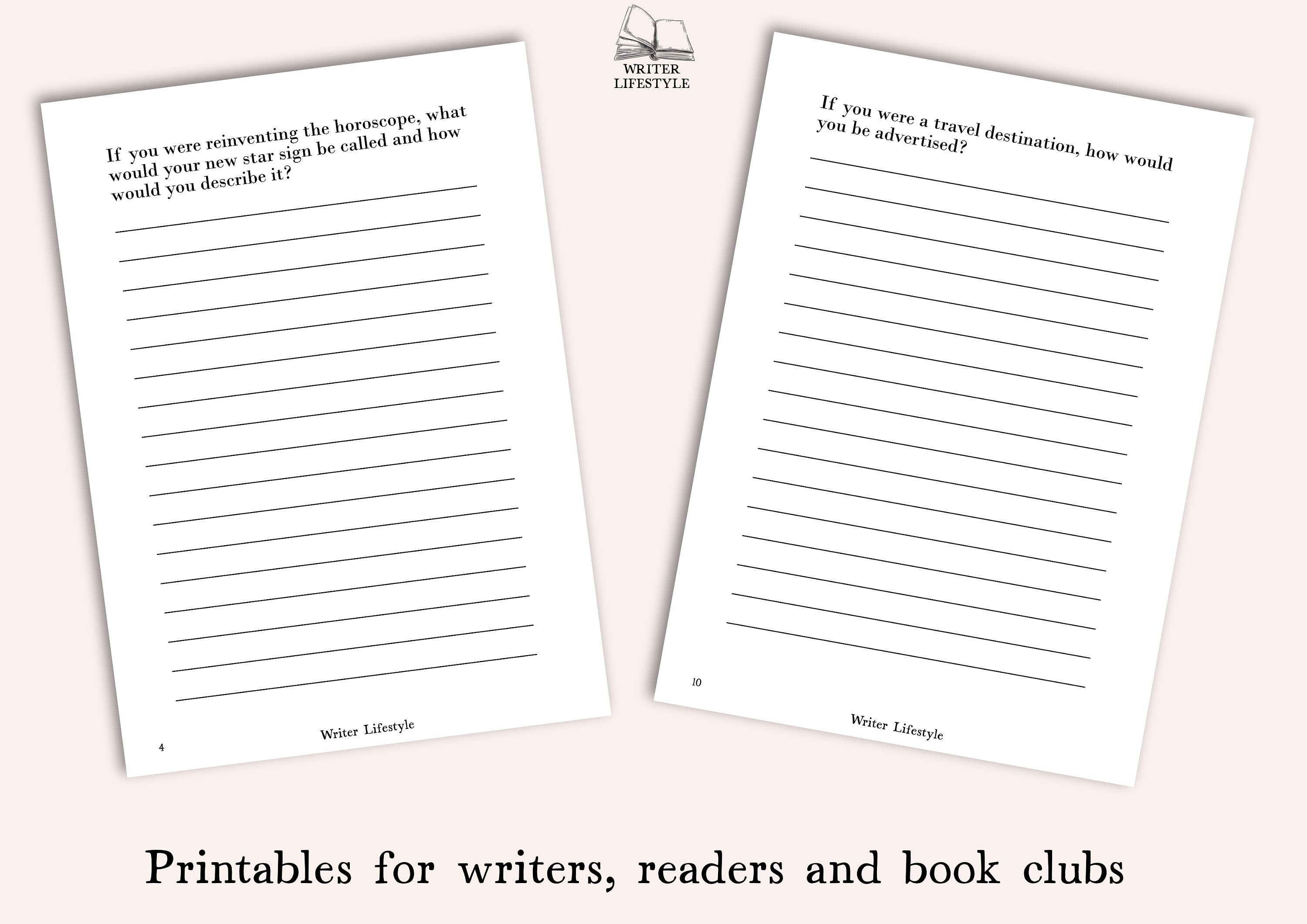 Fun Journaling Prompts for Creativity, Printable Journaling Prompt ...