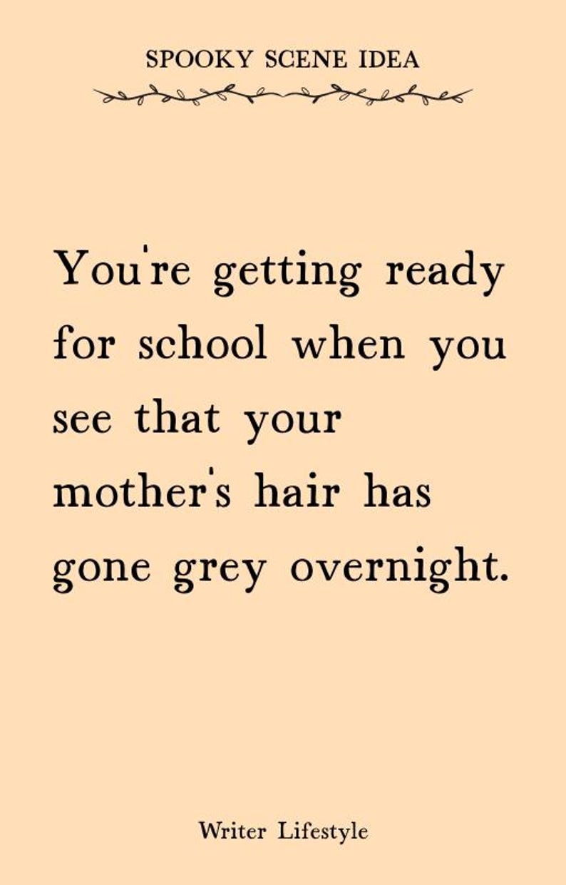 Halloween Writing Prompts for Spooky Stories (PDF) - Etsy