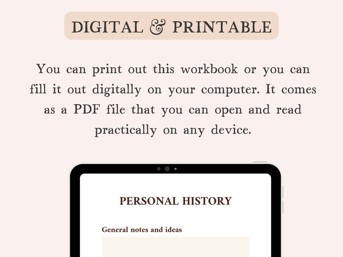 Character Workbook for Writing a Novel, Interactive Character Guide for ...