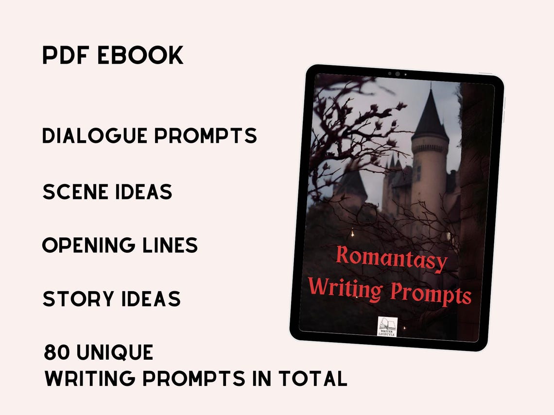 Romantasy Writing Prompts, Story Starters for Romantic Fantasy Fiction ...