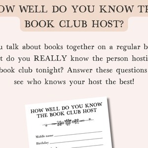 Printable Game Bundle for Book Clubs, Bookworm Party Games, Book Club ...