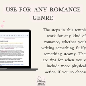 Romance Novel Outline Template for Google Docs, Romance Writing ...