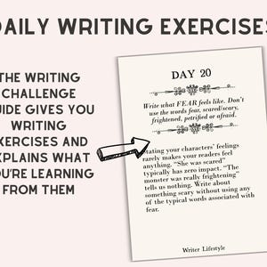 30 Day Writing Challenge With Workbook (PDF Ebooks) - Etsy