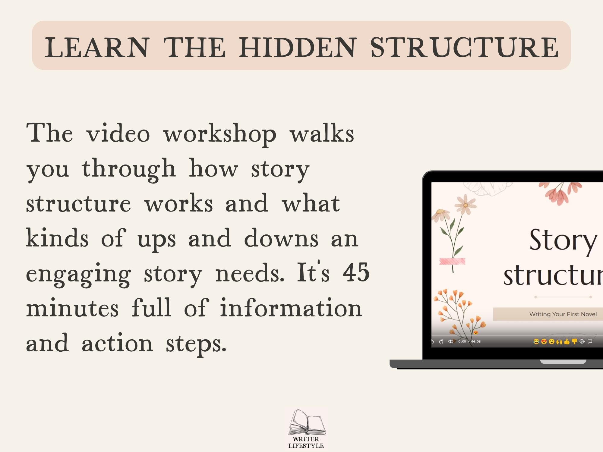 Novel Writing Blueprint, Story Structure Video, Novel Outline Template ...