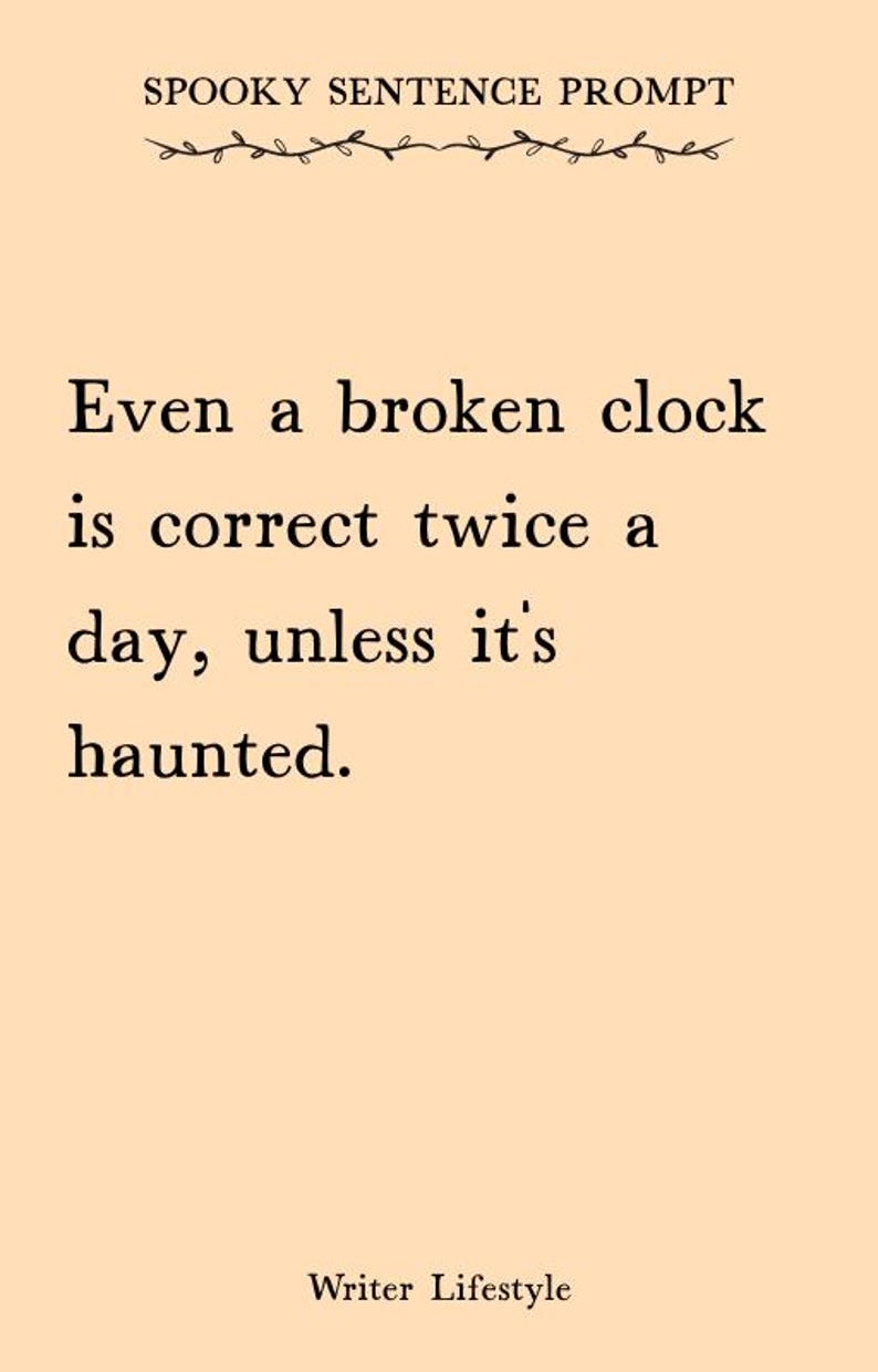 Halloween Writing Prompts for Spooky Stories (PDF) - Etsy