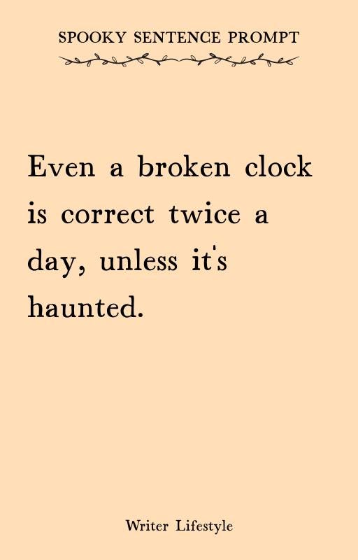 Spooky Writing Prompts, Halloween Writing Inspiration for Scary Stories ...