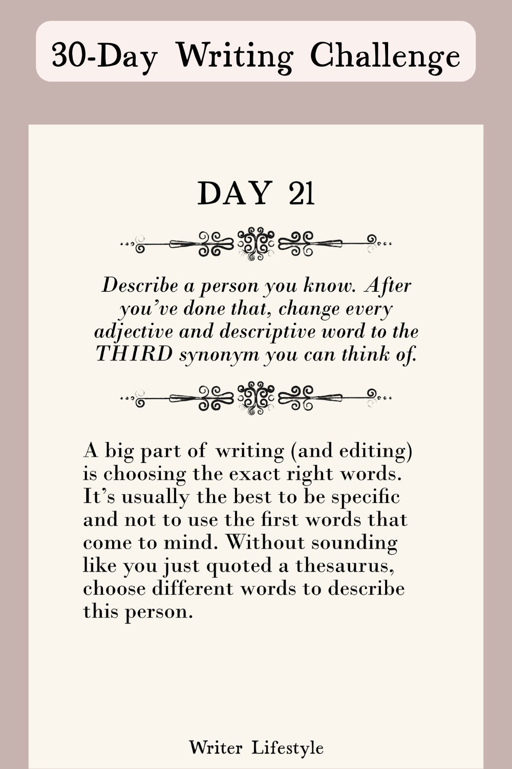 30 Day Writing Challenge With Workbook Daily Creative Writing - Etsy