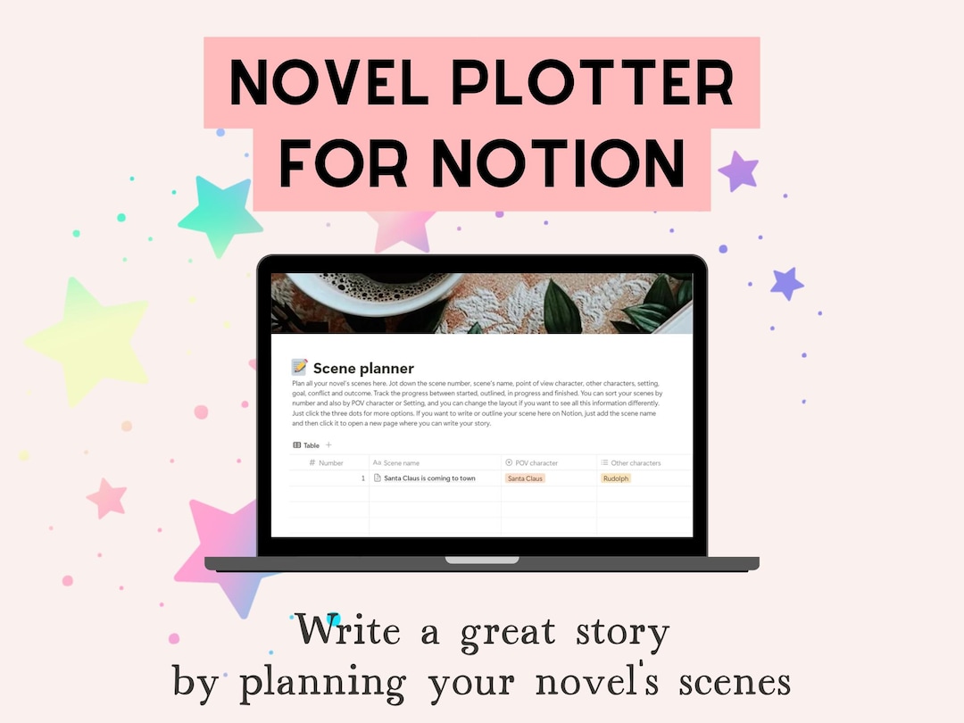 Novel Scene Planner Notion Template - Etsy UK