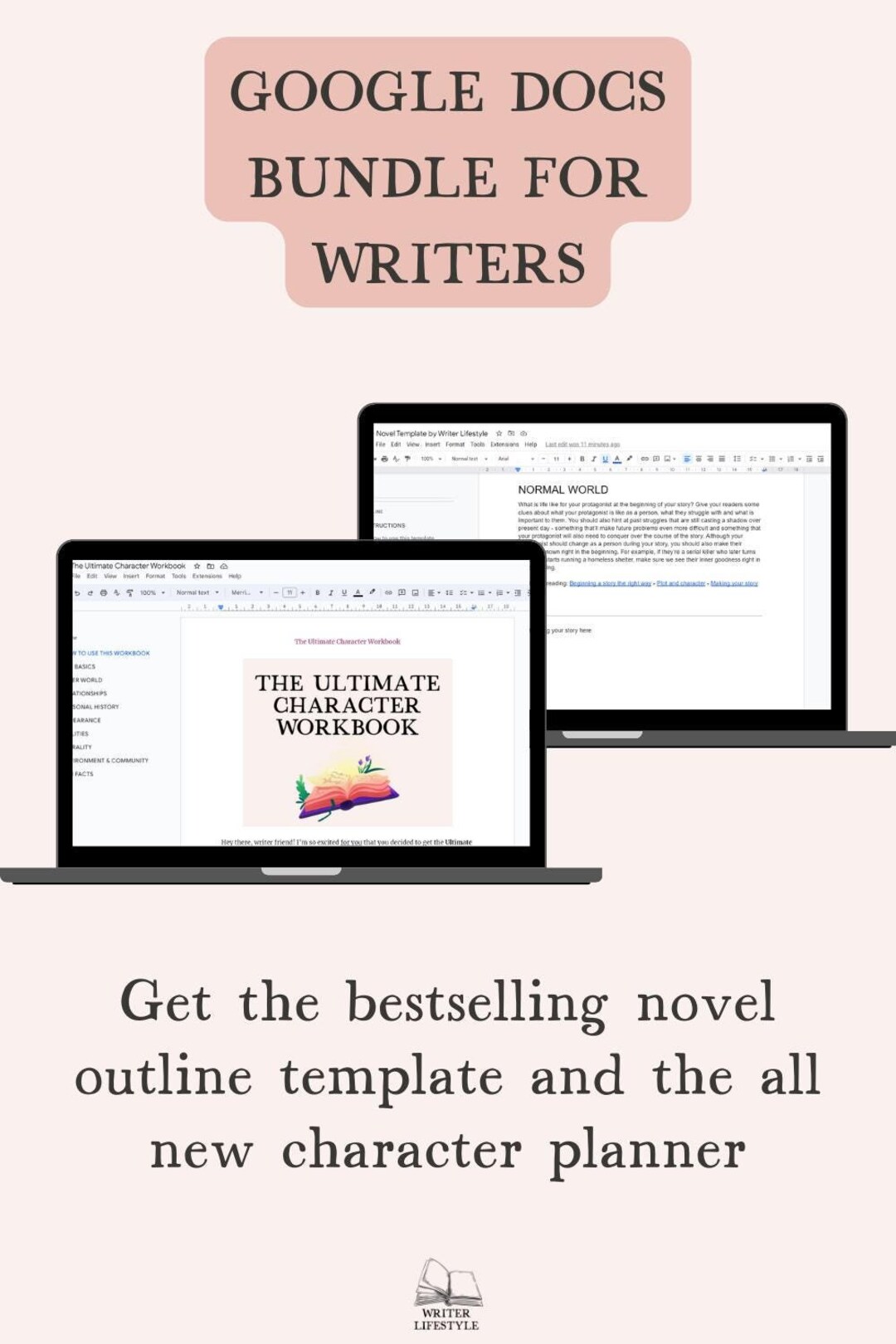 Novel Writing Bundle for Google Docs: Novel Outline Template and the ...