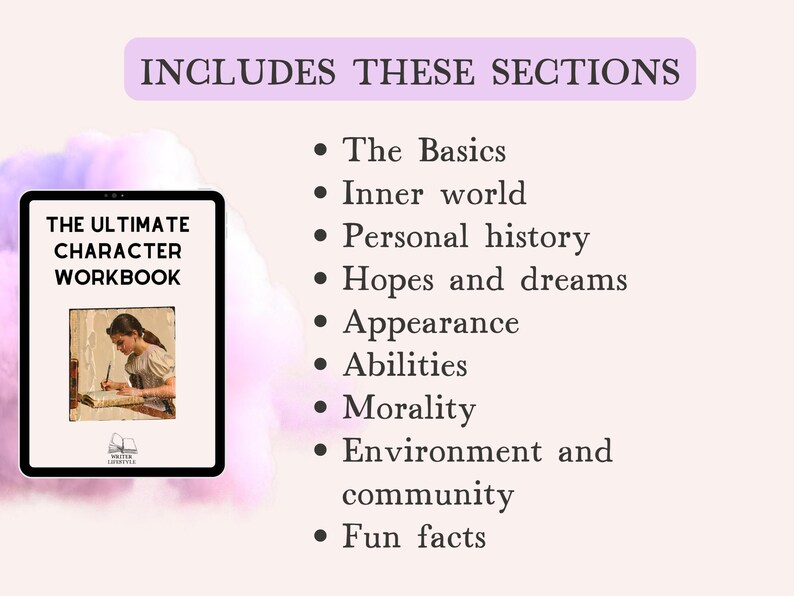 The Ultimate Character Workbook PDF, Interactive and Printable ...