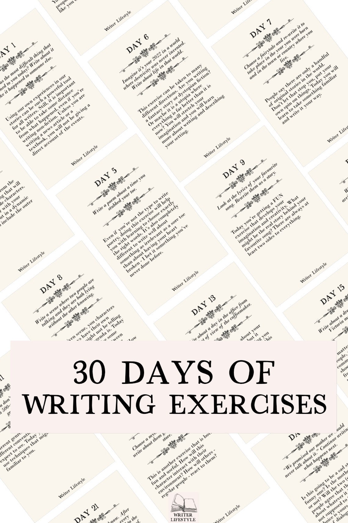 30 Day Writing Challenge With Daily Creative Writing Prompts, Book ...