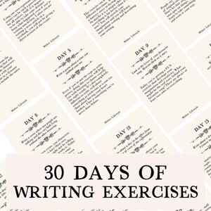 30 Day Writing Challenge With Daily Creative Writing Prompts, Book ...