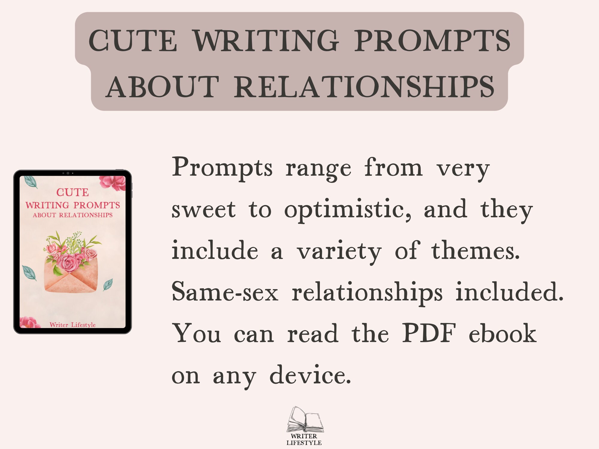 Cute Writing Prompts for Romance Writers Romantic Writing - Etsy