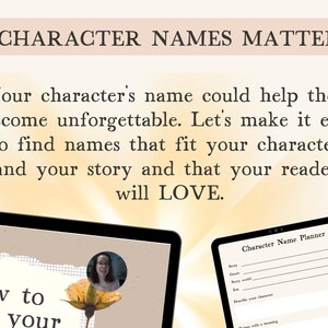 Best Character Names for Your Book, Video Workshop and Checklist for ...