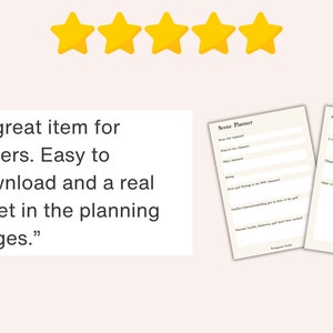 Novel Scene Planner Printable, Novel Outline Template, Writing a Novel ...