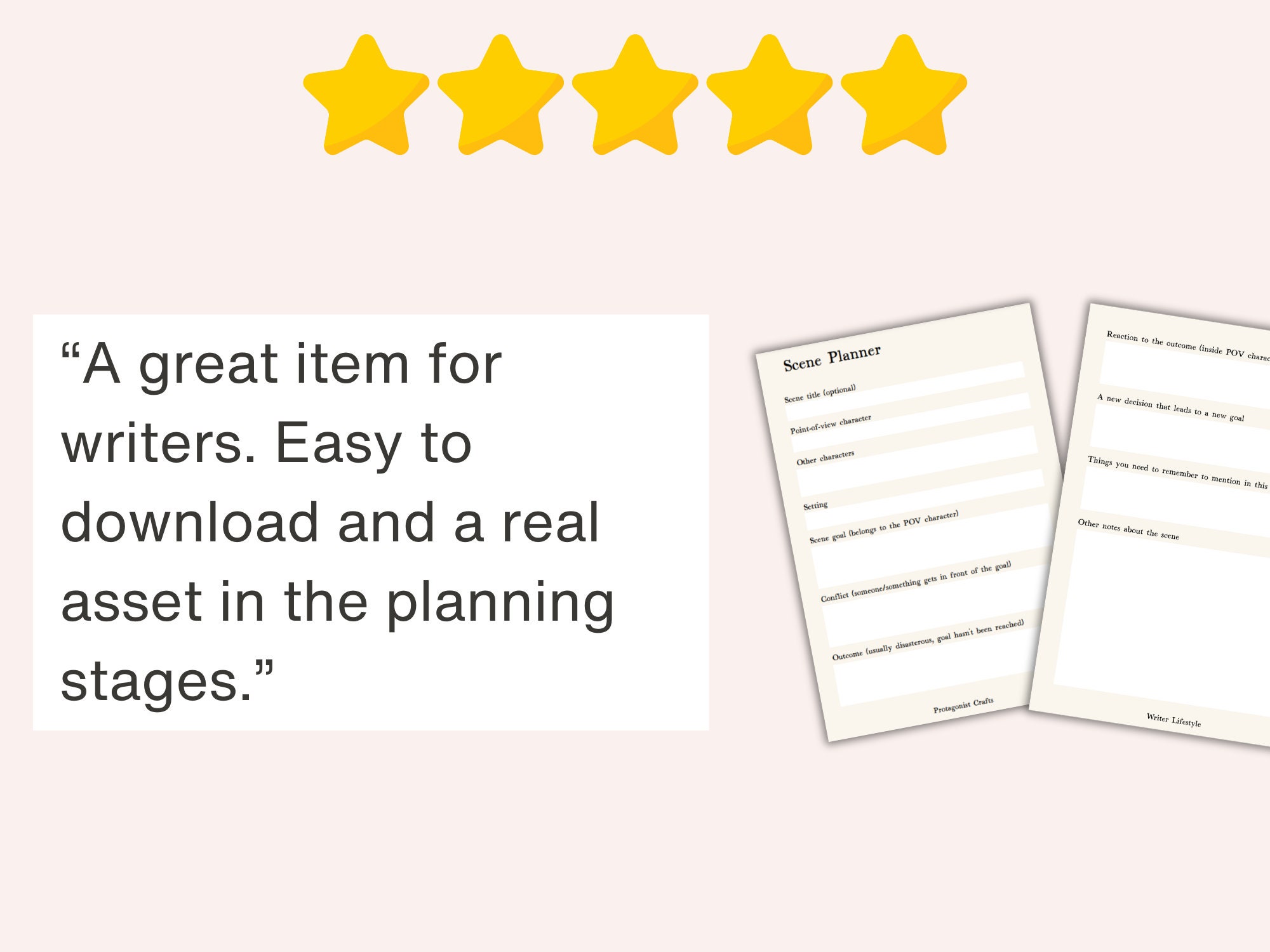 Novel Scene Planner Printable, Novel Outline Template, Writing a Novel ...