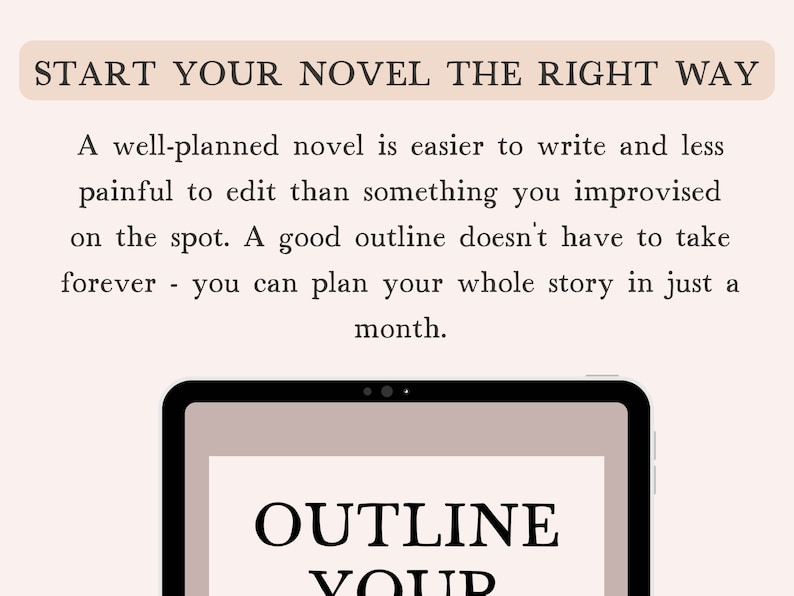 Outline Your Novel in 30 Days Writing Challenge, Creative Writing ...