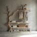 Rustic Standing Coat Rack Wall Clothes Rack Tree Branch Coat Rack Wall ...