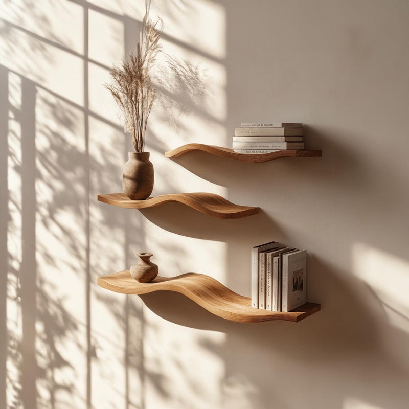 Wavy Shelf - Etsy