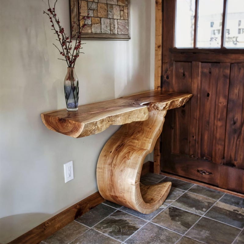 Rustic Console Table - Etsy
