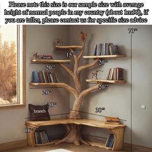 Entryway Bench With Tree Bookcase Corner Floating Shelf Lshaped Bench ...
