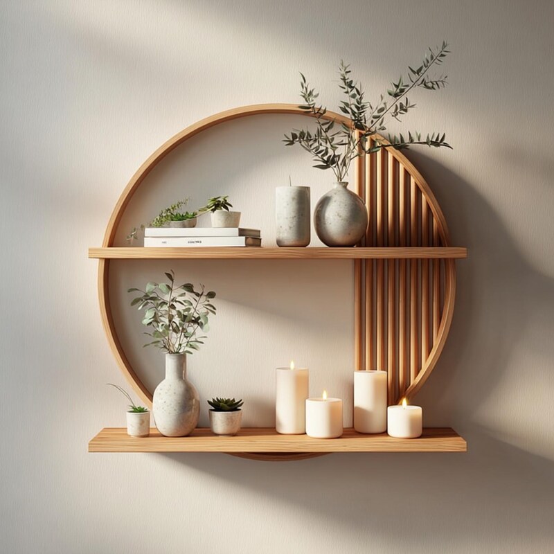 Round Shelf - Etsy
