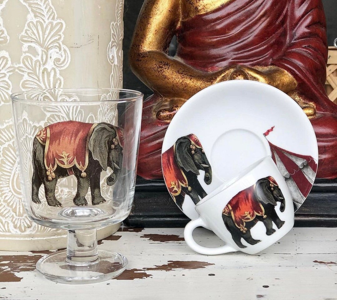 Circus Coffee Set, Circus World, Coffee Set, Espresso Cup, Elephant - Etsy