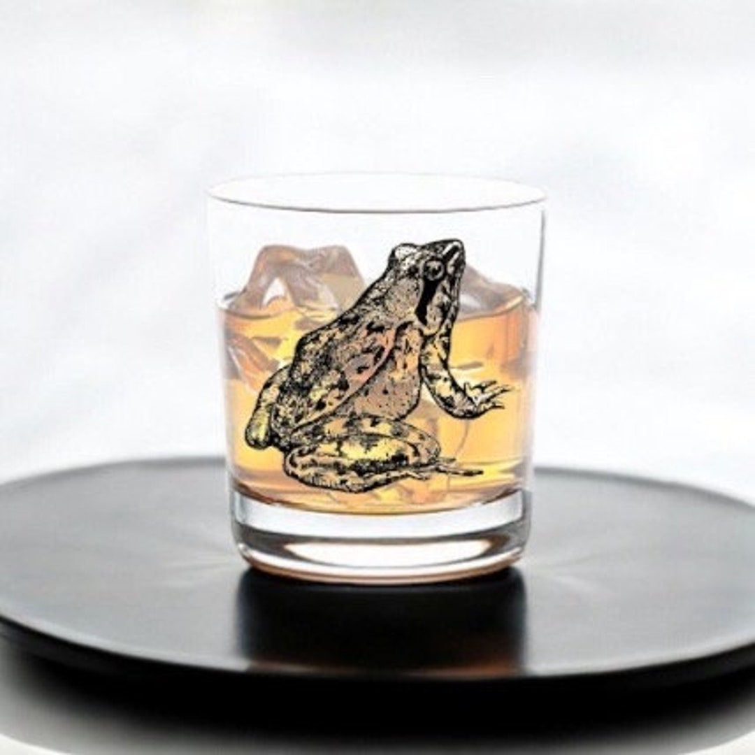 Unique Frog Whiskey Glass - Animal Whiskey Tumbler - Nature Lover's ...