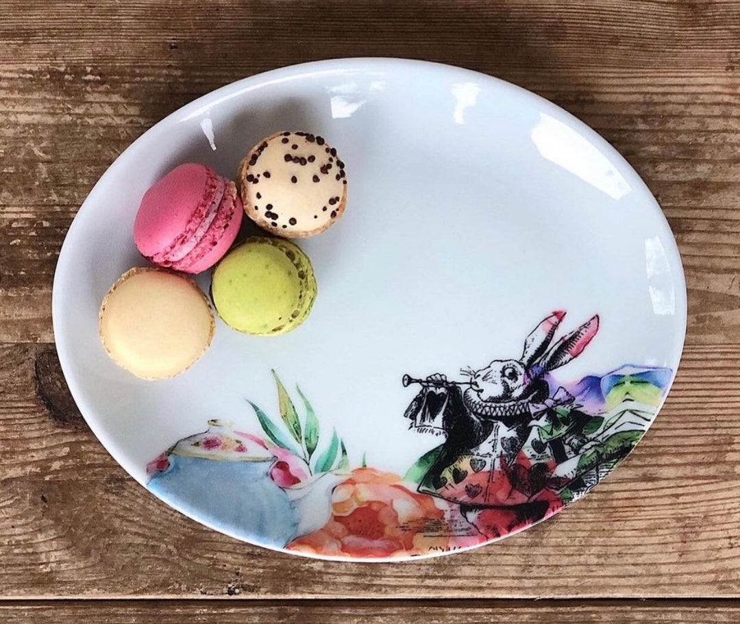 Alice Side Plate, Alice Plate, Alice Serving Plate, Alice Tea Set Trio ...