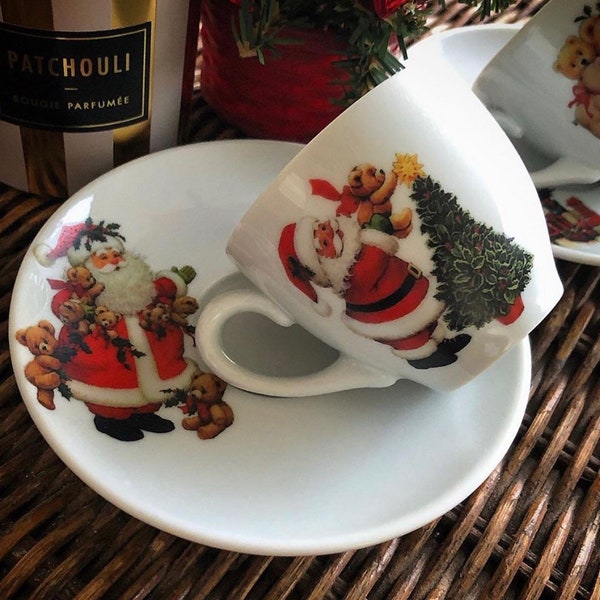 Christmas Tea Cup - Etsy