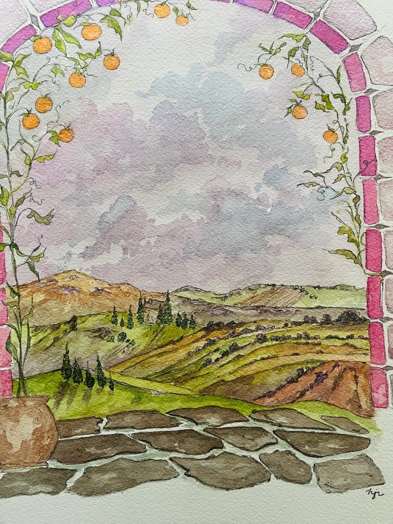 Clementines Watercolor Painting on Arches Paper - Etsy