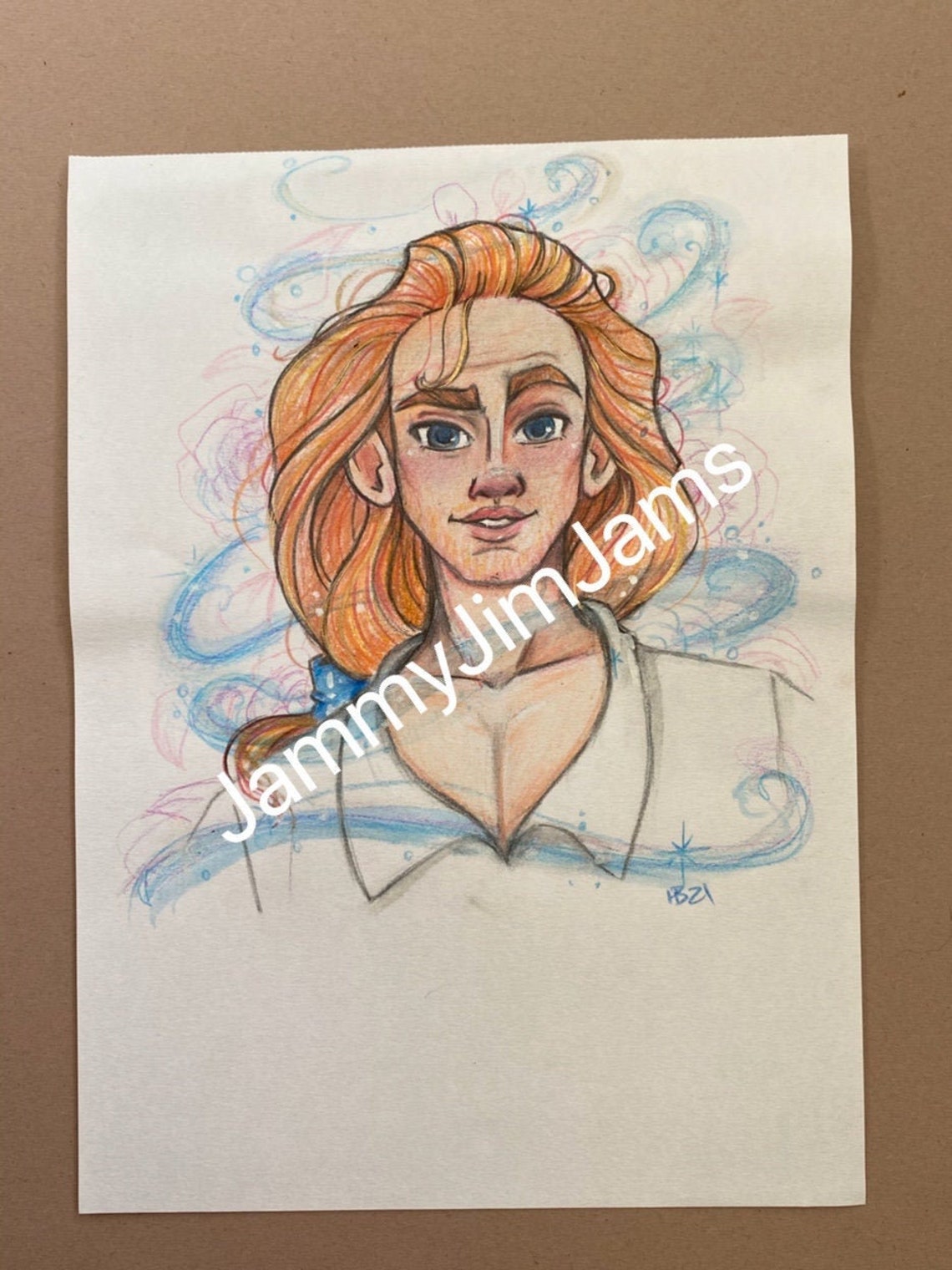 Original Artwork Beast in Human Form - Etsy