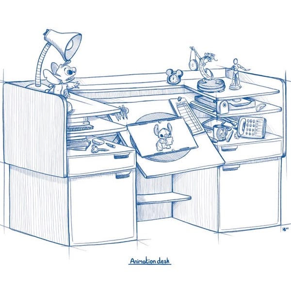 Animation Desk Decor - Etsy UK