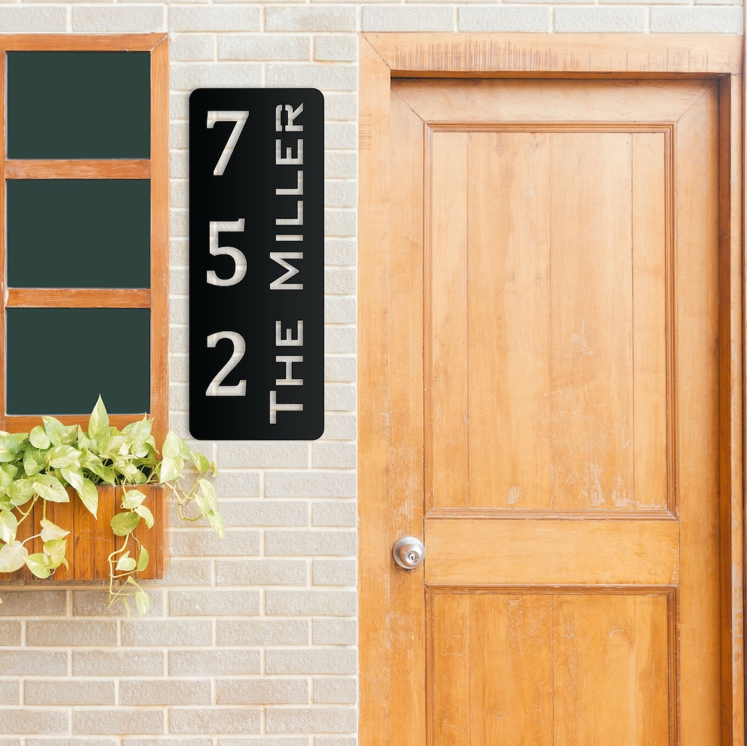 House Name Numbers Signs, Custom Door Numbers Plaques, Personalized ...