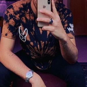 Bad Bunny Reflective Bleached Shirt, Fast Shipping, Un Verano Sin Ti ...