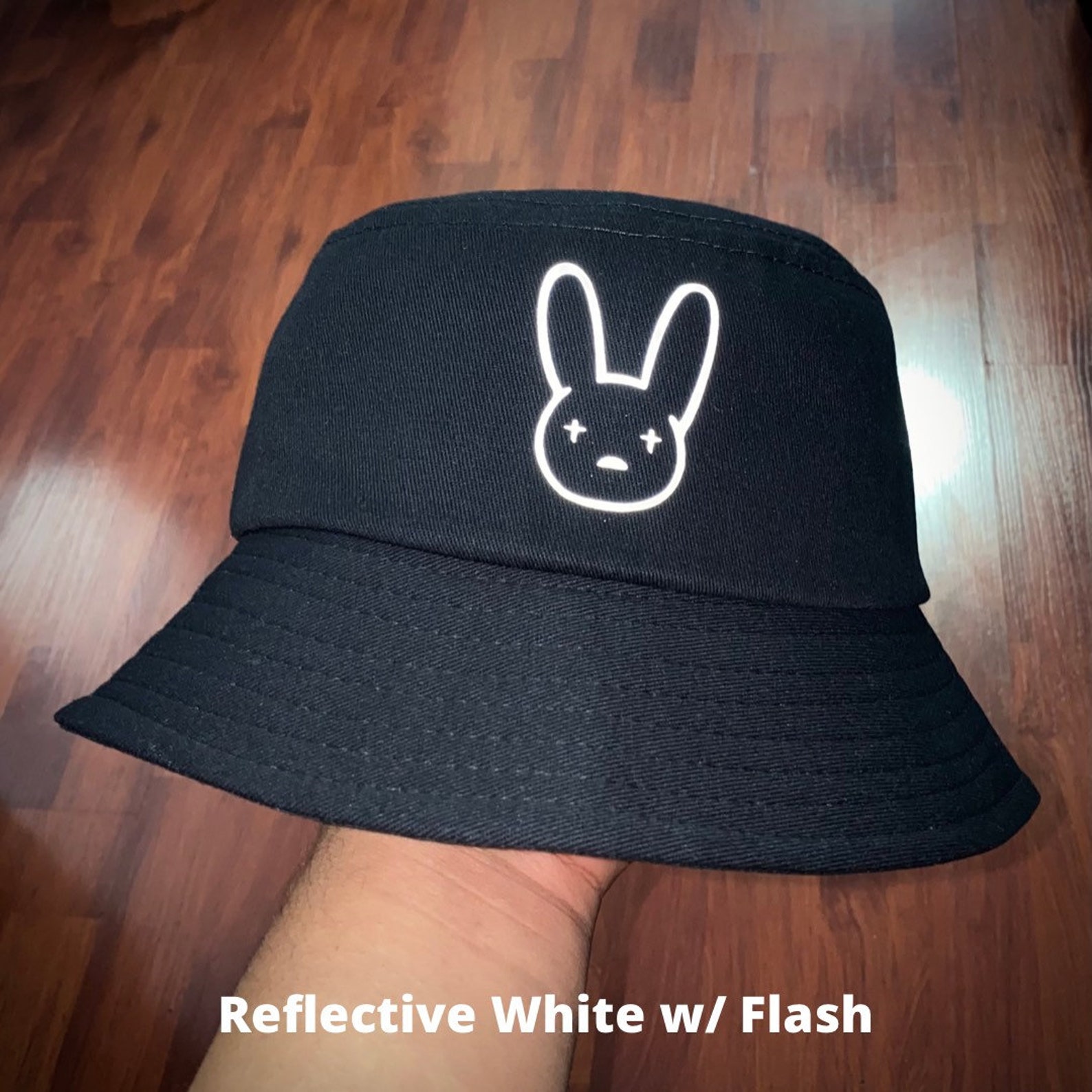 Multicolor Bad Bunny Bucket Hats Stylish Bad Bunny Reflective - Etsy