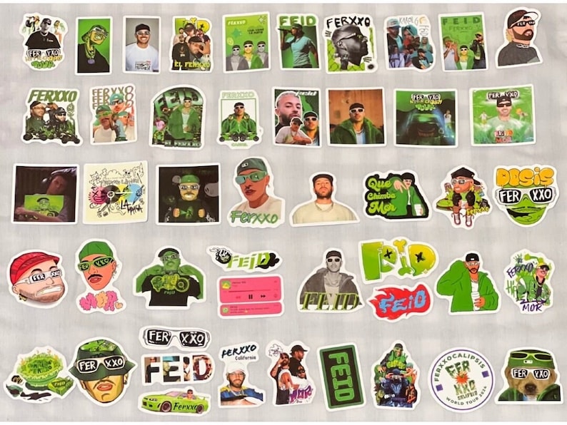 FEID FERXXO Sticker Packs, Ferxxo Merch, Sticker Decals/hydroflask ...
