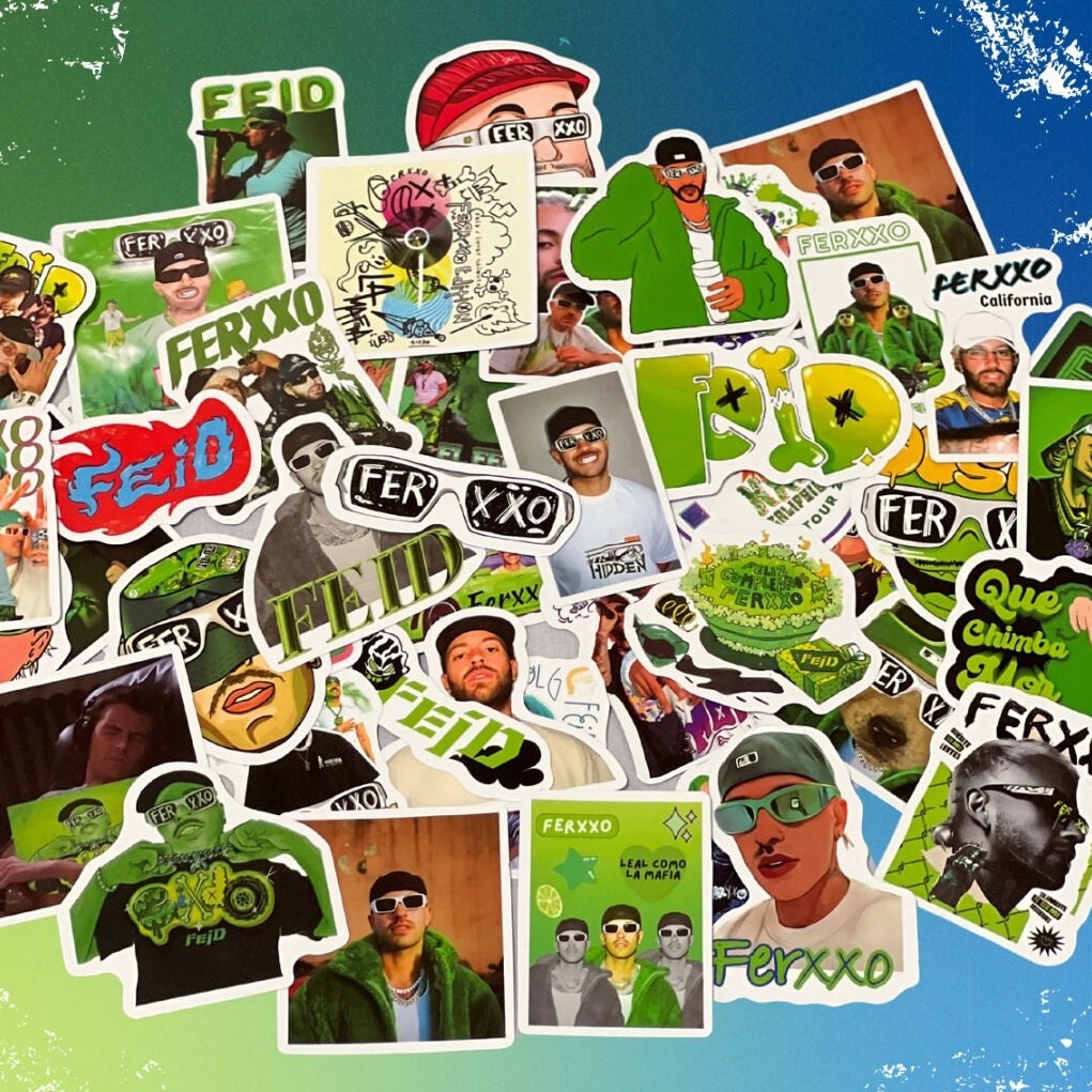 FEID FERXXO Sticker Packs, Ferxxo Merch, Sticker Decals/hydroflask ...