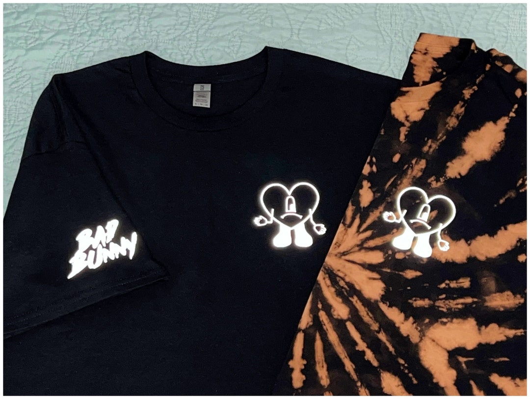 Bad Bunny Un Verano Sin Ti Corazon Bleached Shirt, Reflective World's ...