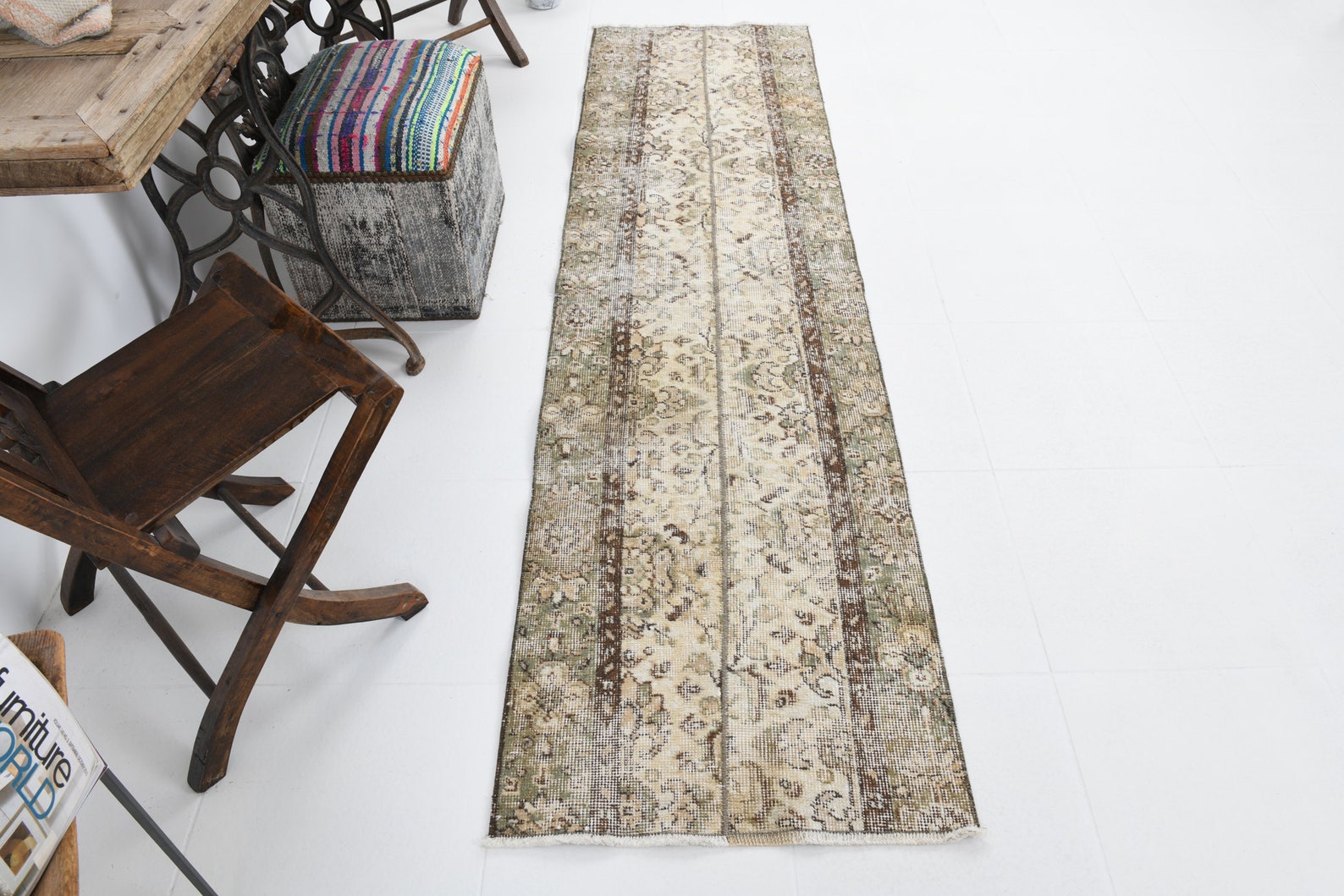 2x8 Rug 2x8 VINTAGE TURKISH RUNNER 2x8 Short Handmade - Etsy