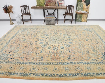 Etsy's Pick Pink Yellow Sunrise Wool Rag Rug Artisan - Etsy