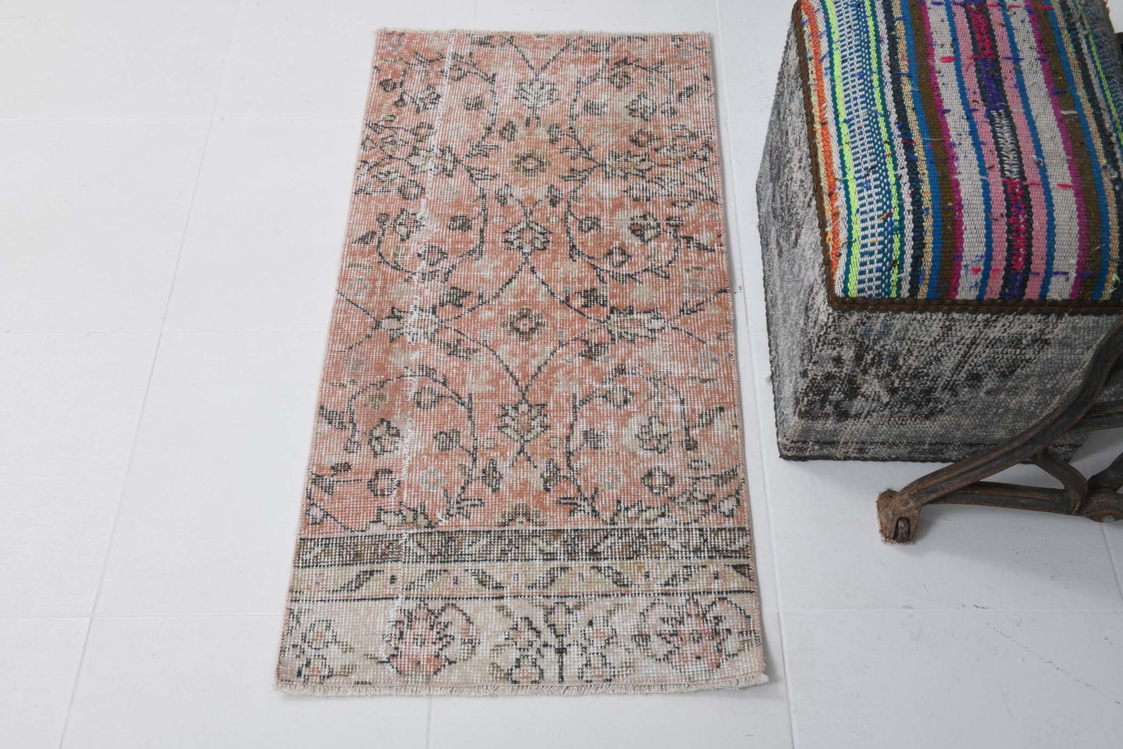 2x3 FADED DOOR MAT Rug, 2x3 Door Mat Rug, Vintage Door Mat Rug ...