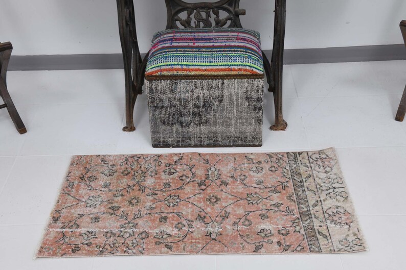 2x3 FADED DOOR MAT Rug, 2x3 Door Mat Rug, Vintage Door Mat Rug ...