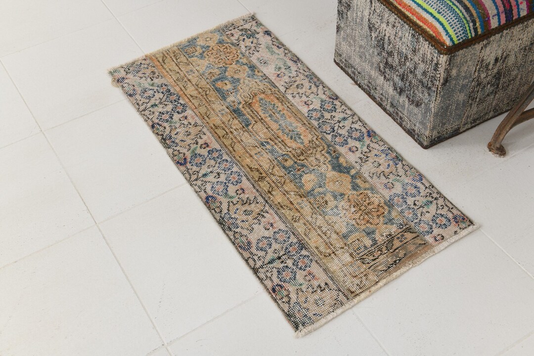 2x4 BROWN DOORMAR RUG Handmade Oriental Rug 2x4 Area Rug - Etsy