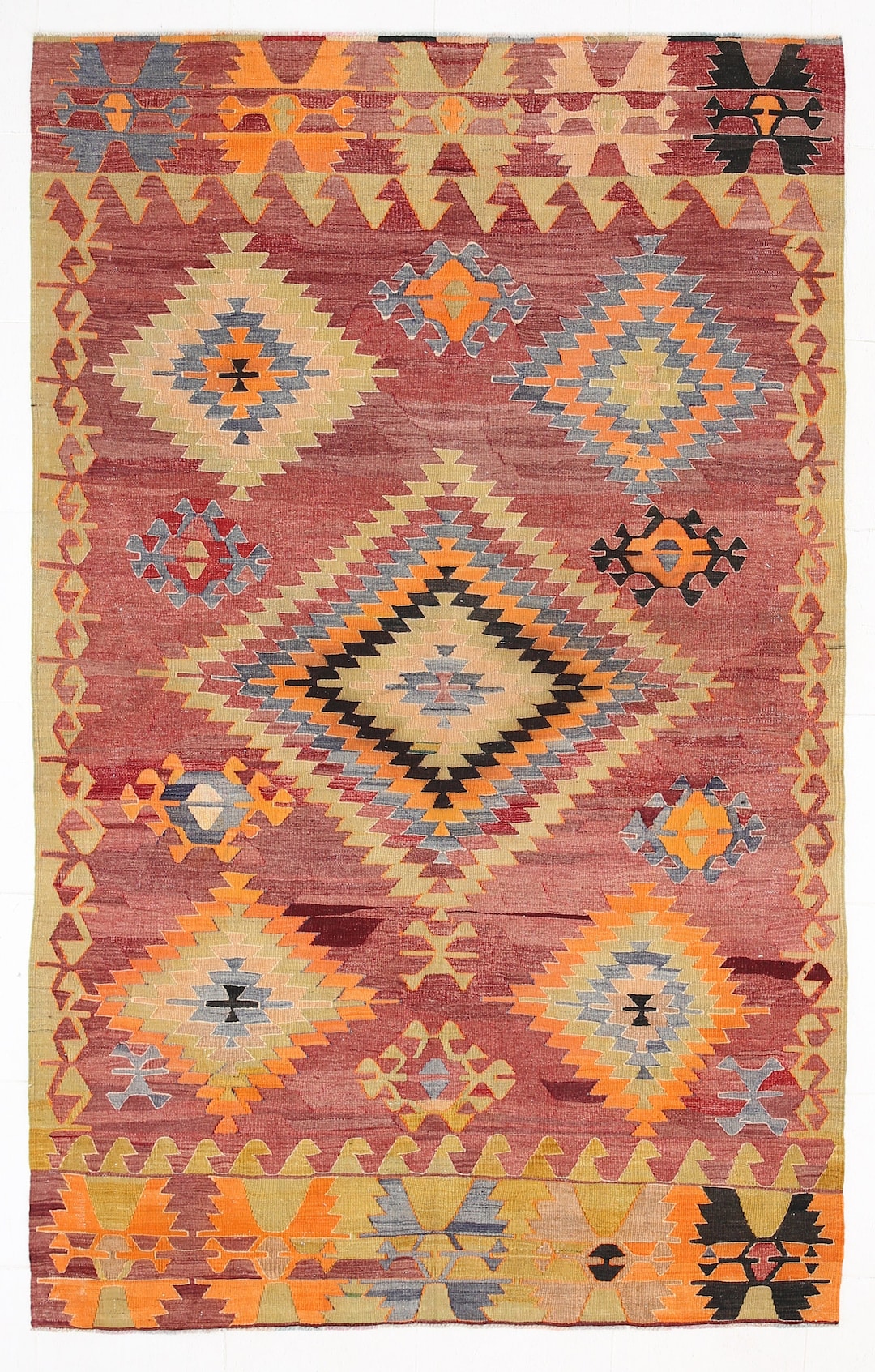 5x9 Area Rug 5x9 Kilim Rug 5x9 ORIENTAL & TRIBAL KILIM Rug - Etsy