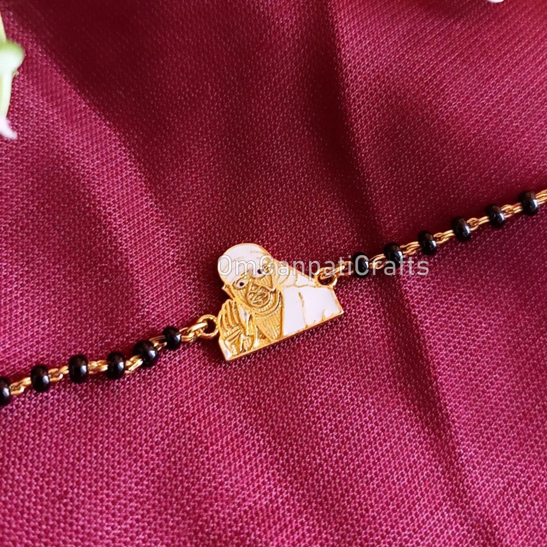 One Pair 925 Sterling Silver Sai Baba Nazariya Bracelet, Baby Bracelet ...