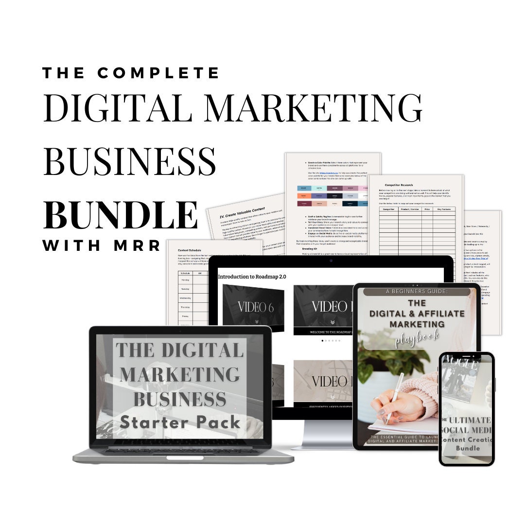 MRR Digital Marketing Complete Bundle Roadmap Course With Master Resell ...